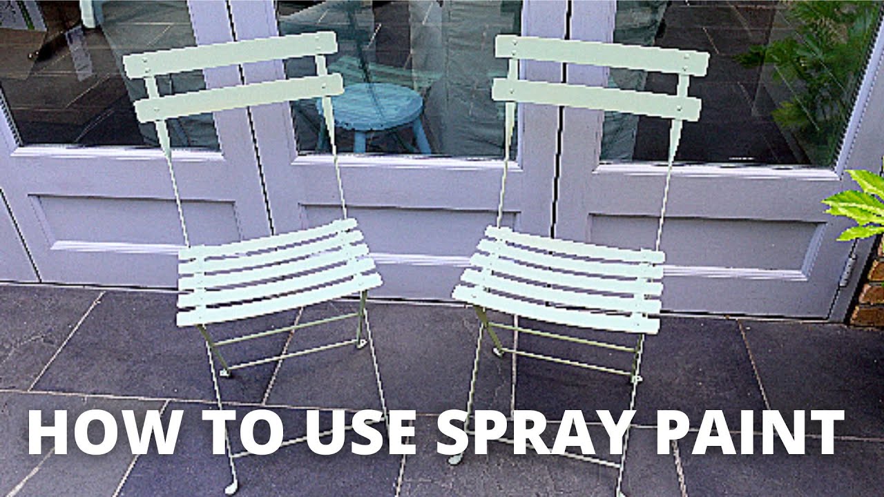 How To Prepare And Use Spray Paint Youtube
