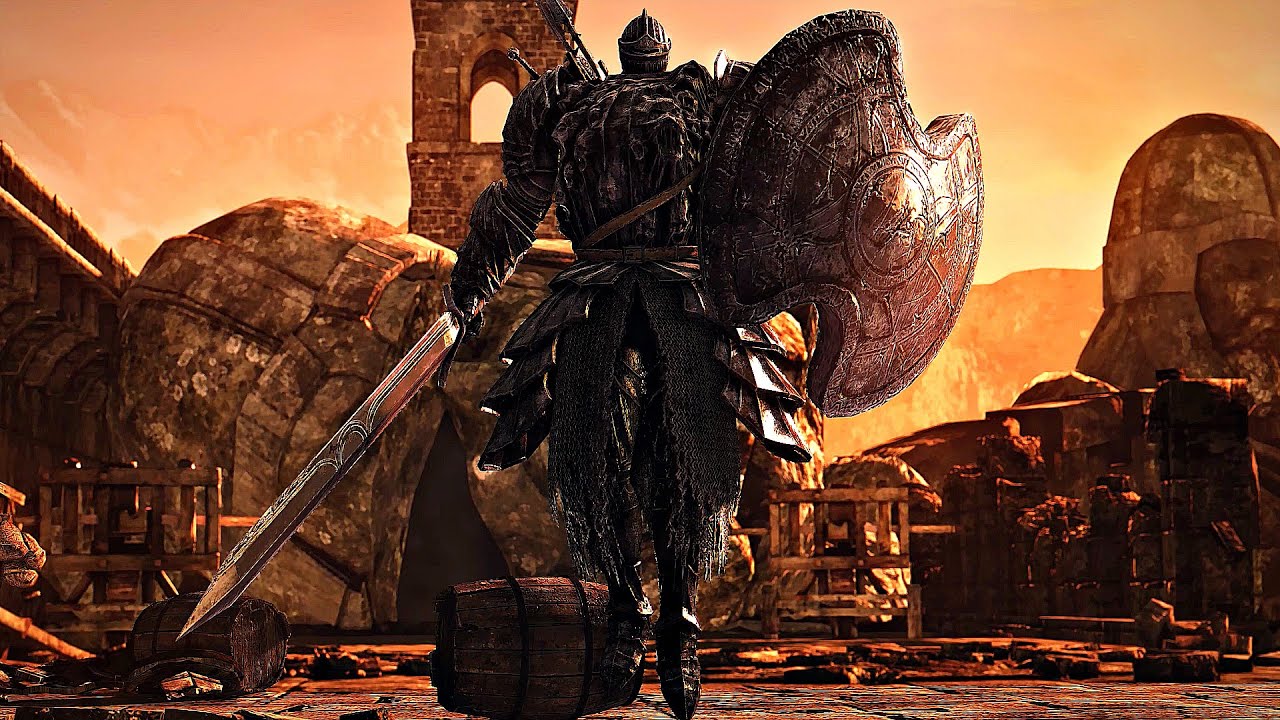 Dark Souls 2 Remastered The Pursuer Boss Fight 4k 60fps Youtube