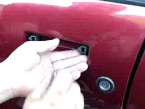 Outer Door Handle Removal Youtube