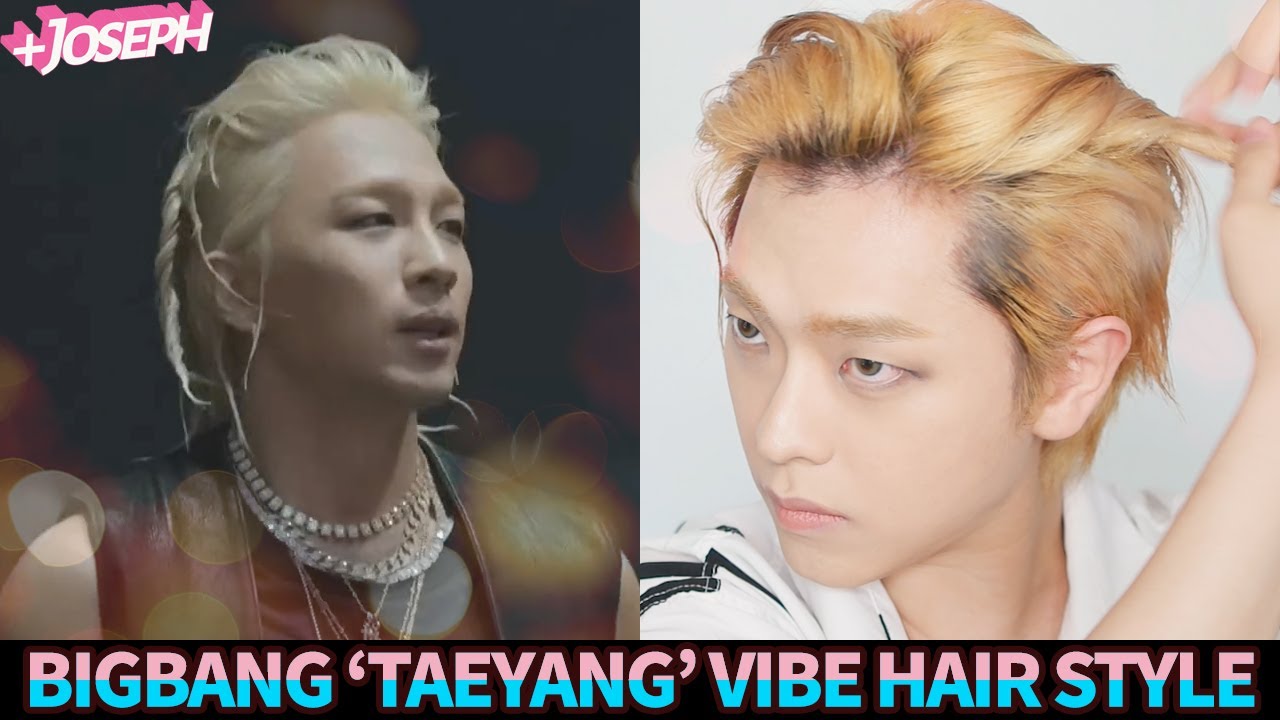 Kpop Bigbang Taeyang Sleek Back Mullet Hair Style Tutorial Youtube