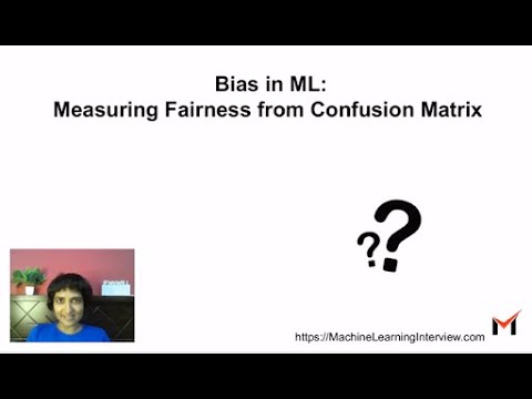 Fairness In Machine Learning Metrics Based On Confusion Matrix Youtube