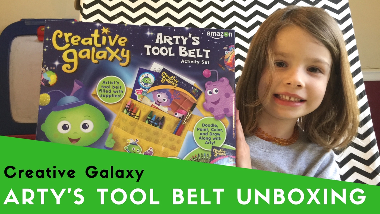 Creative Galaxy Arty S Tool Belt Toy Opening Youtube