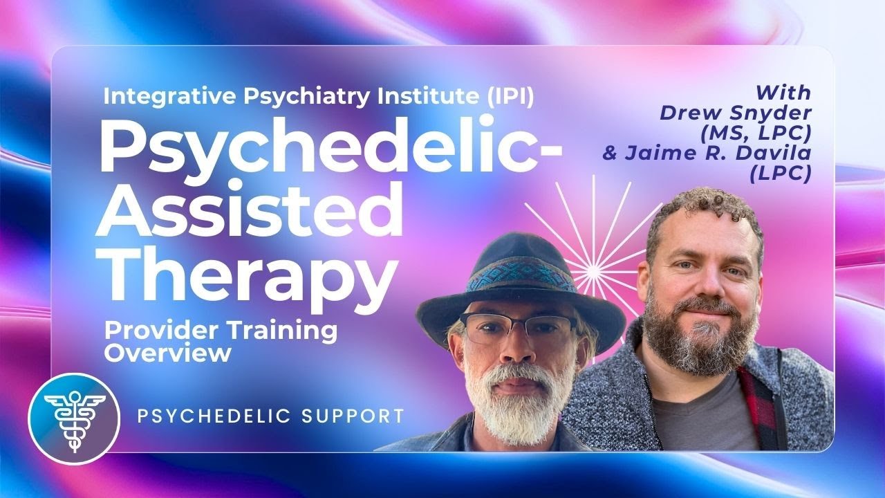Provider Training For Psychedelic Therapy Youtube