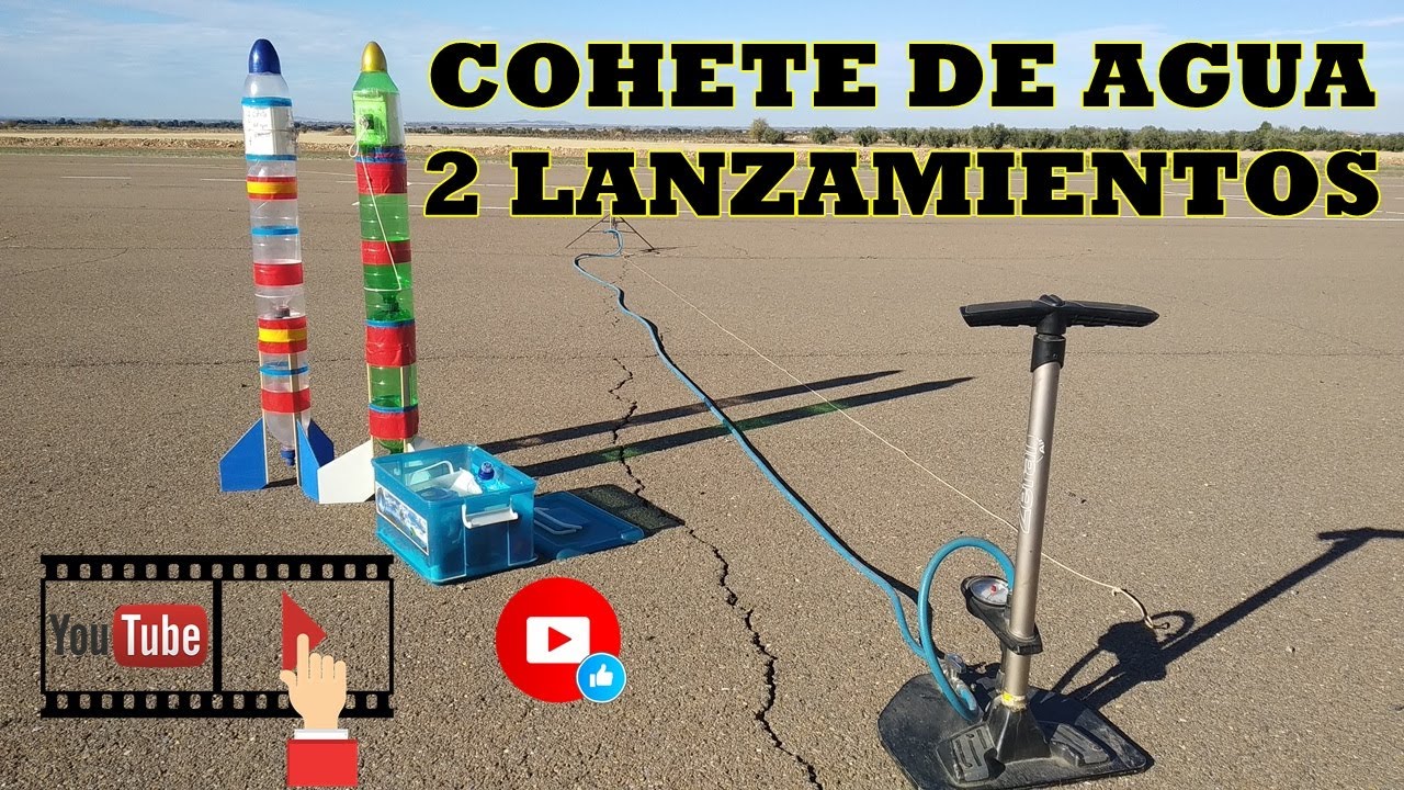 Cohete De Agua Y Aire A Presión Lanzamientos Water Rocket Youtube