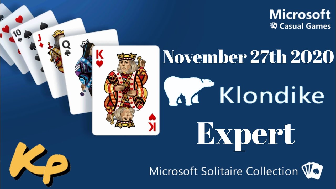 Microsoft Solitaire Collection Daily Challenge Klondike Expert