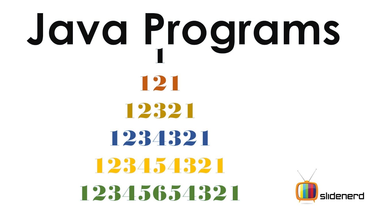 65 Java Patterns Numeric 3 Code Youtube