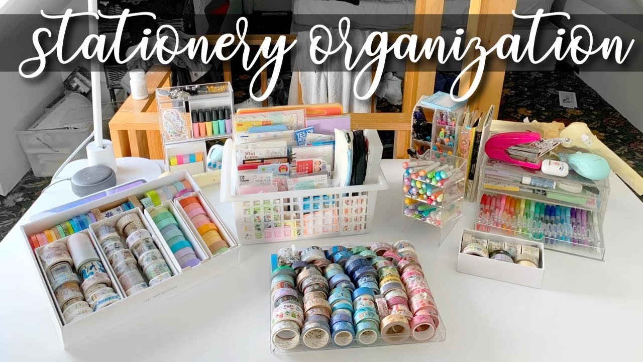 How I Organize My Huge Stationery Collection Part 1 Youtube
