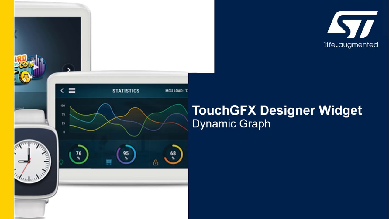 Dynamic Graph Widget Touchgfx Youtube