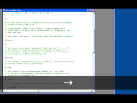 Jmp Script Editor Youtube