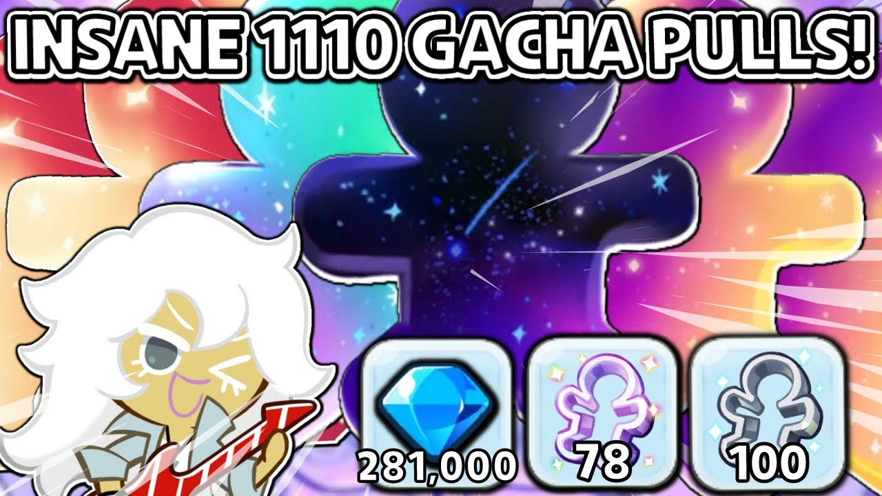 Insane 1110 Viewer Gacha Pulls All Rarity Obtained Cookie Run