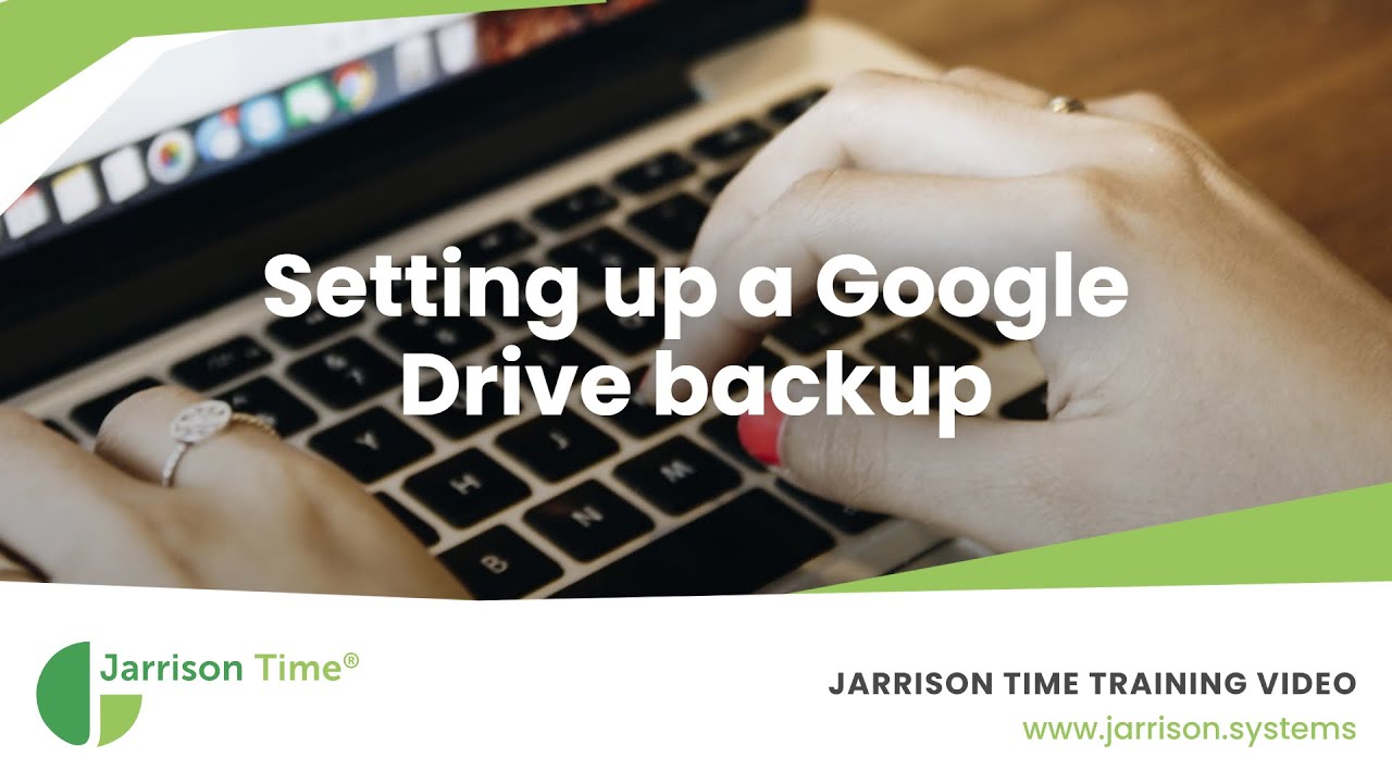Setting Up A Google Drive Backup Youtube