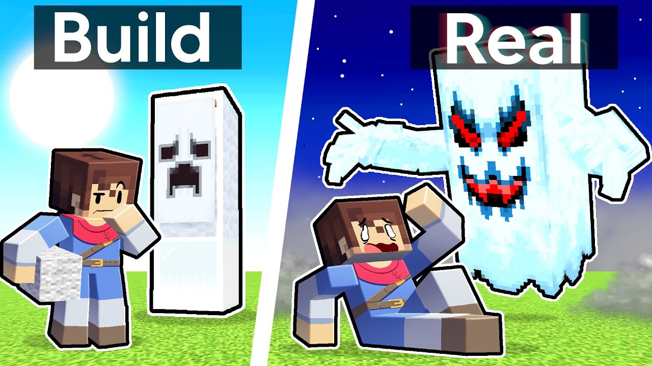 Minecraft But Scary Builds Become Real Youtube
