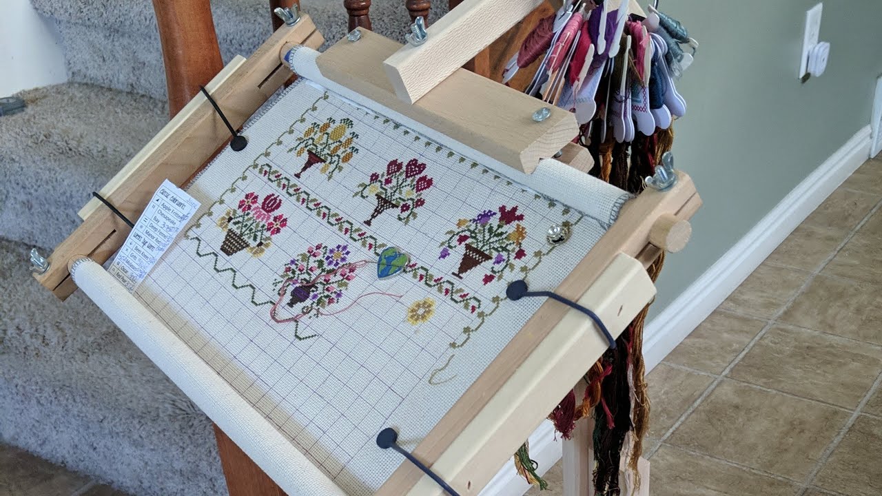 Flosstube 8 Budget Framing Craft Stand Tips Youtube