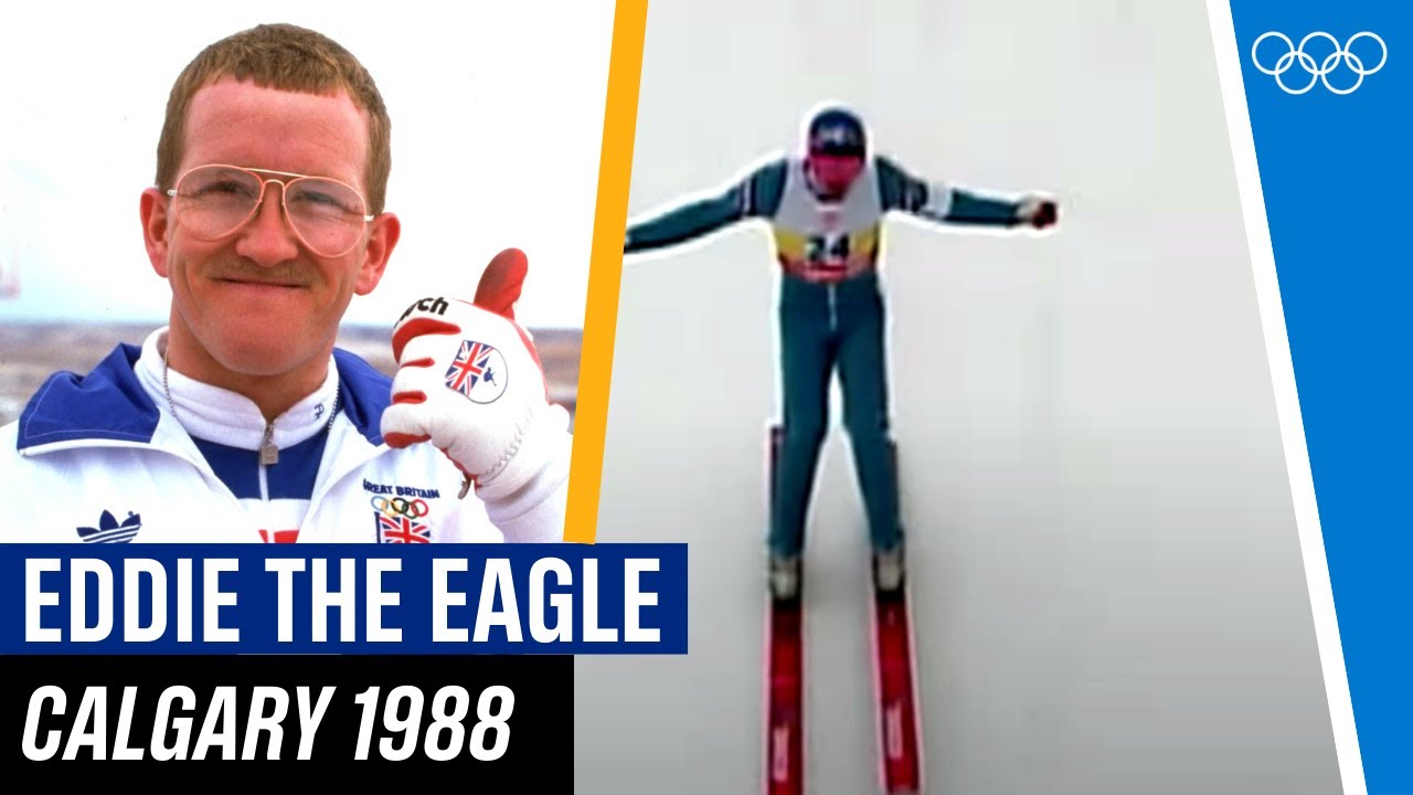 Eddie The Eagle Making Olympic History Youtube