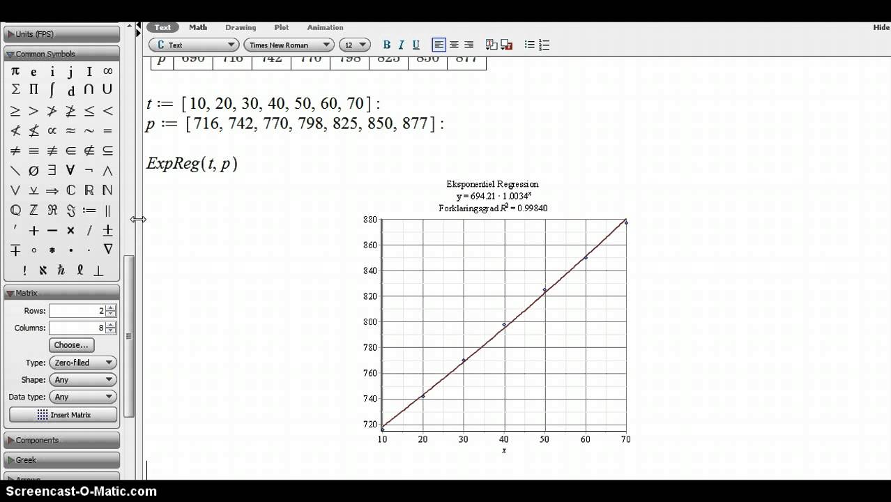 Regression I Maple Youtube