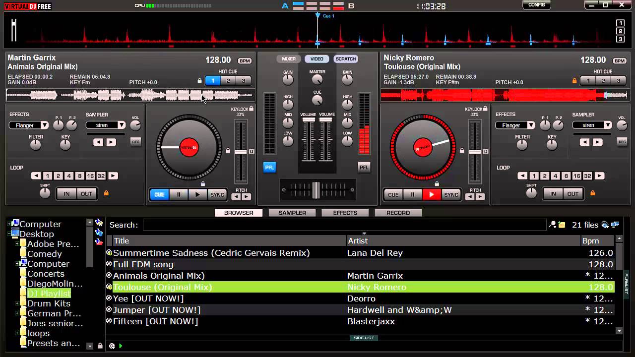 How To Mix In Virtual Dj Youtube