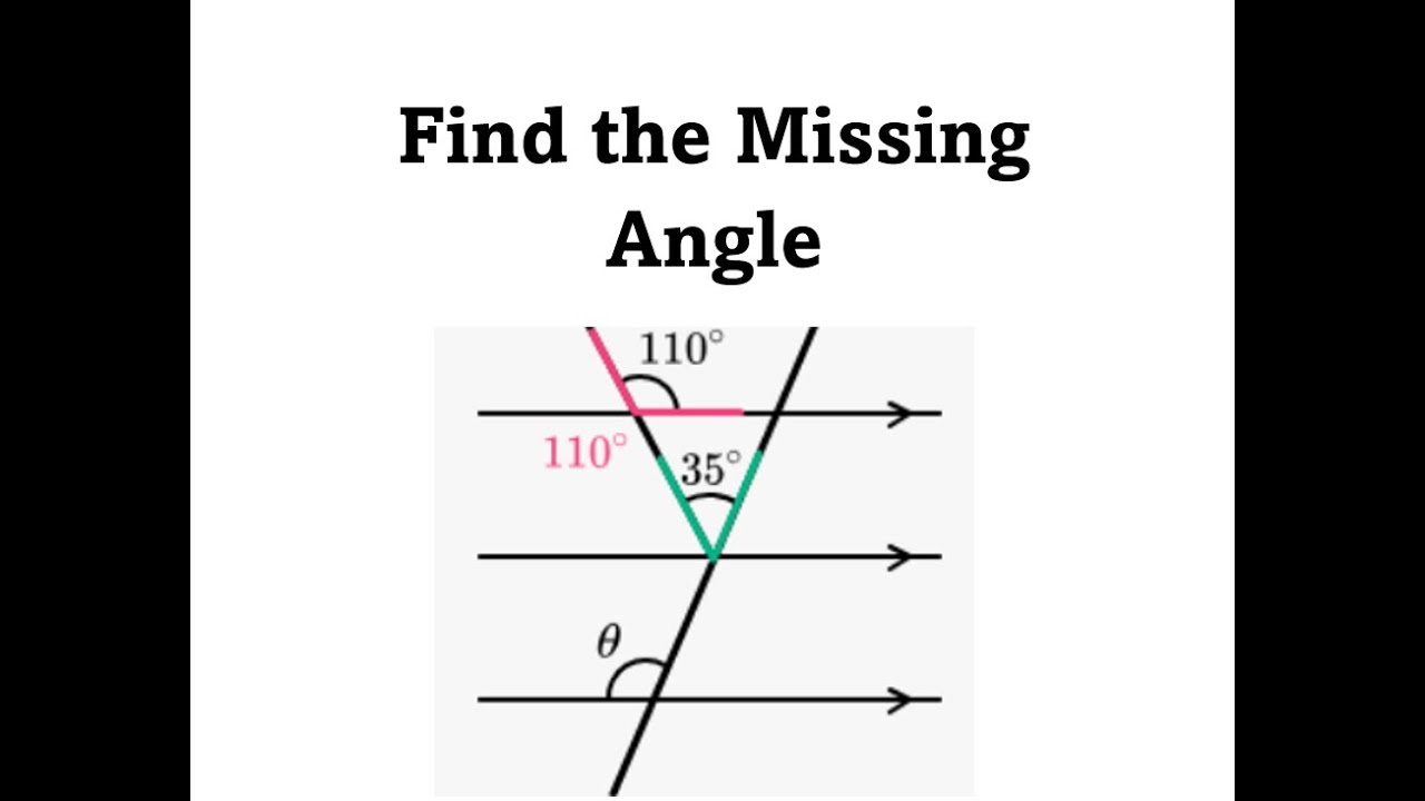 Find The Missing Angle Youtube