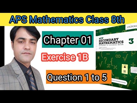 Exercise 1b Question No 1 To 5 Ii Maths 8th Ii New Secondary