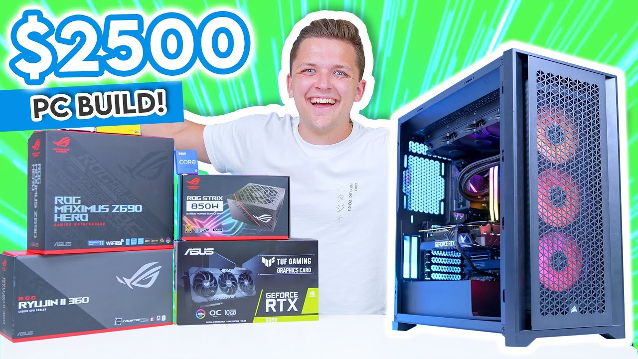 Let S Build An Insane 2500 Gaming Pc Full Build Tutorial