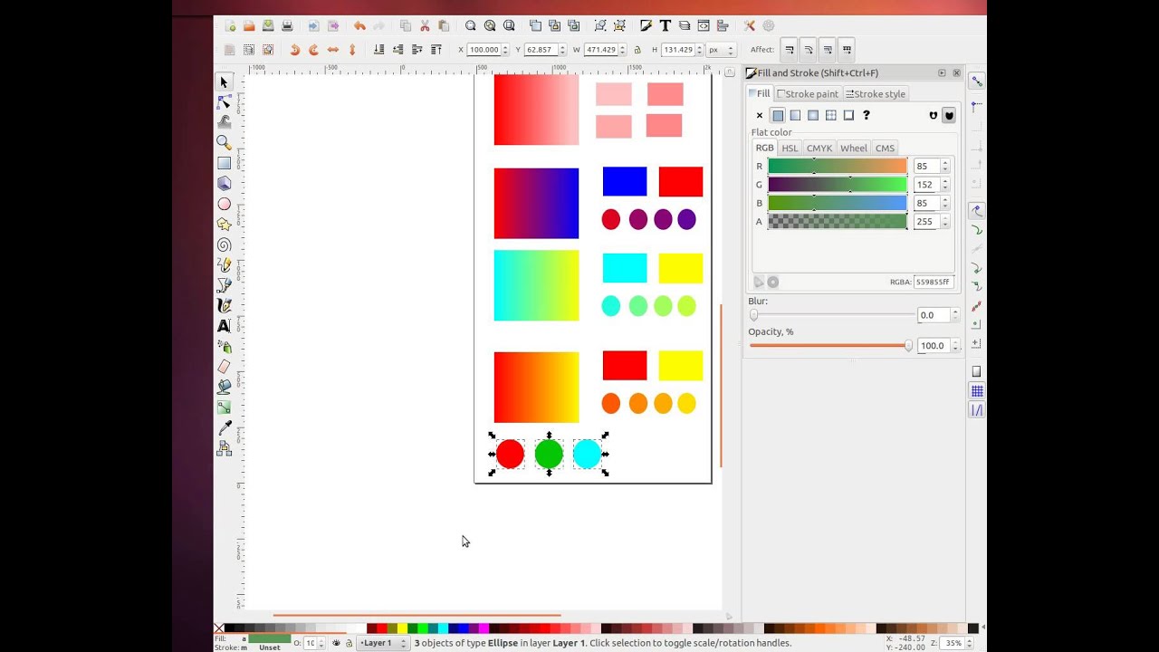 Inkscape Gradients Youtube