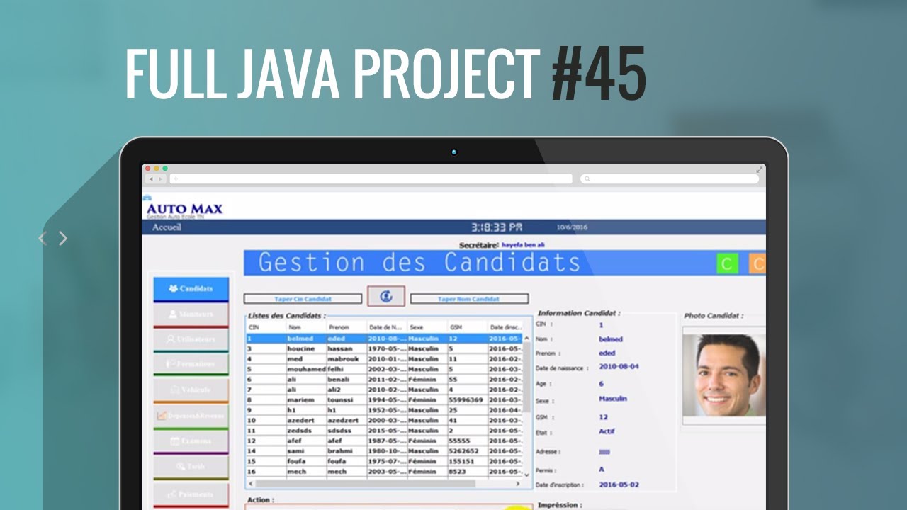 Projet Java 45 Splash Screen Animée Youtube