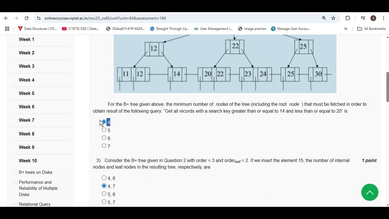 Introduction To Database System Week 10 Nptel Assignment Solution 2025