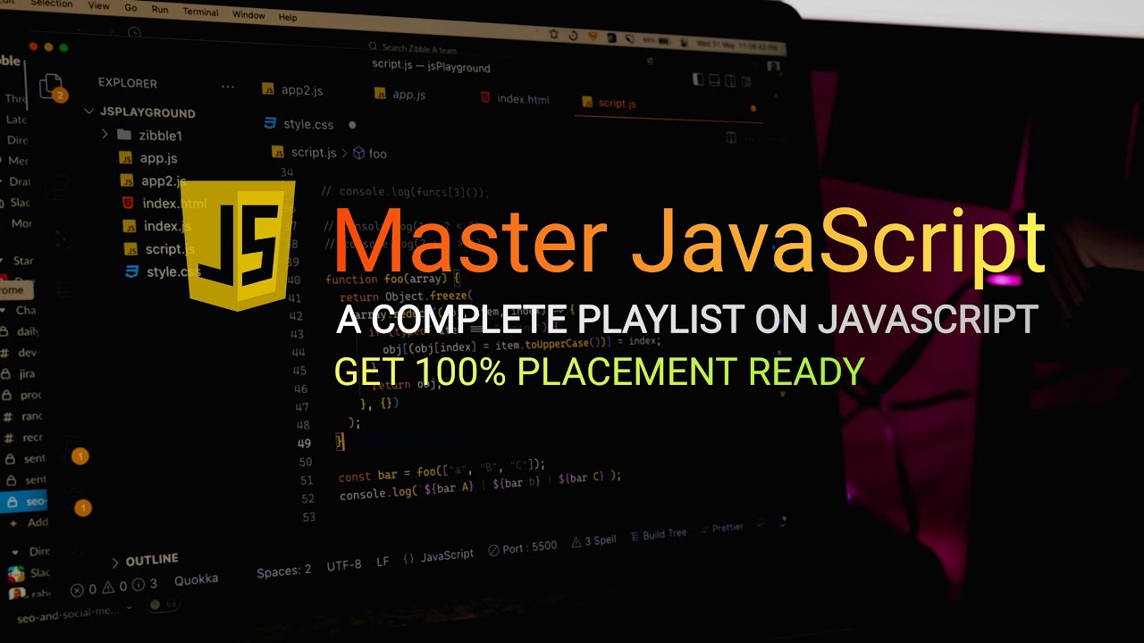 07 Arrays Map Filter Chaining Youtube