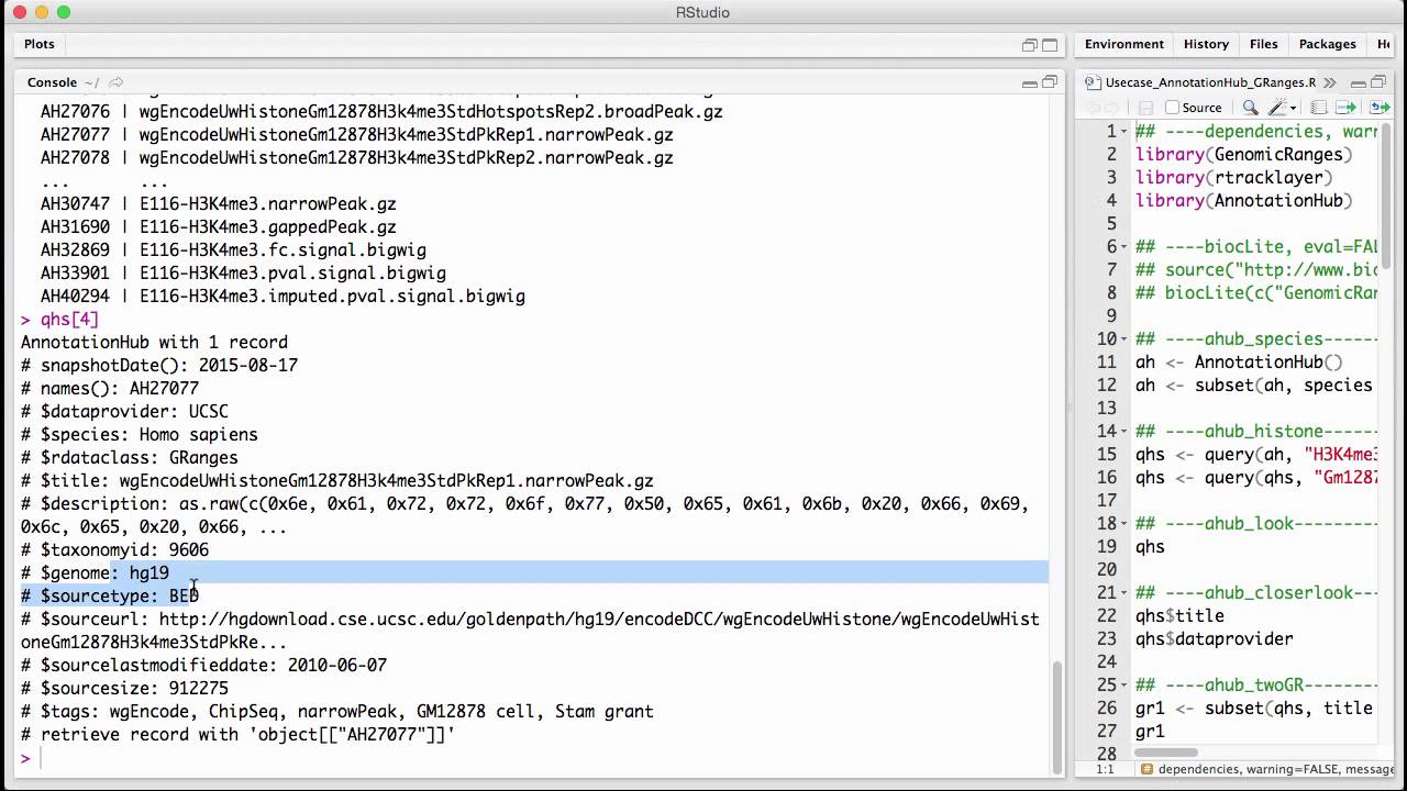 Usecase Annotationhub Granges Part1 V1 Youtube