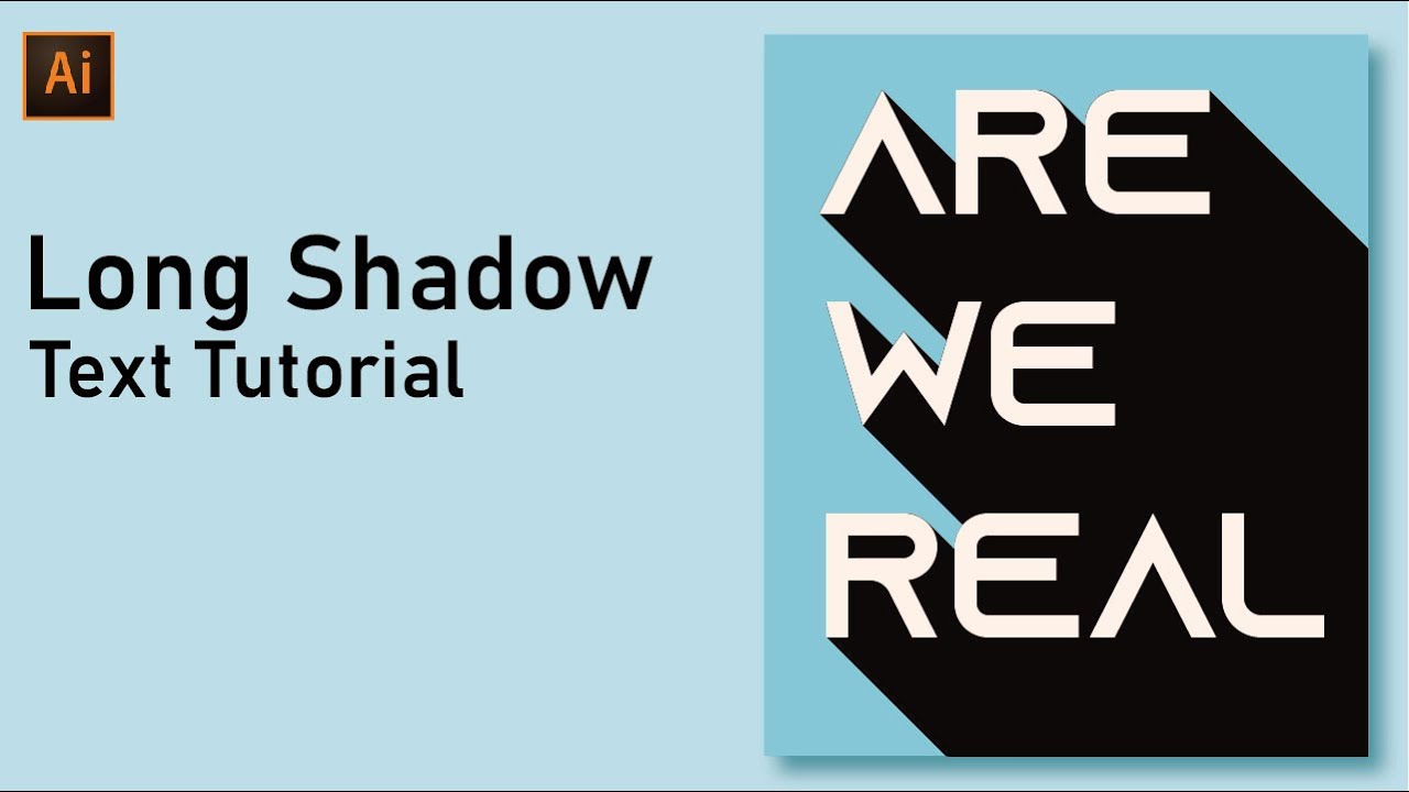Easy Long Shadow Effect Illustrator Tutorial Shorts Illustrator