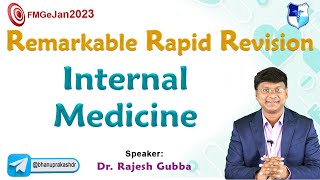 Internal Medicine Part 1 Rapid Revision By Dr Rajesh Gubba Remarkable