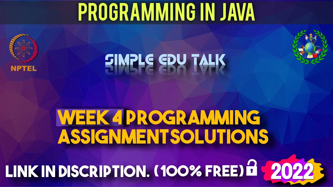 Programming In Java Week 4 All 5 Programming Assignment Answer With
