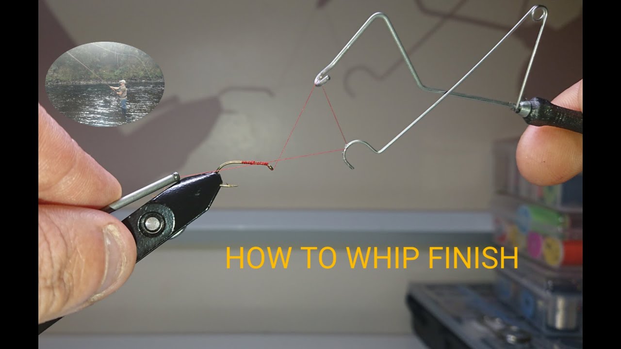 How To Whip Finish Fly Tying Basics Youtube