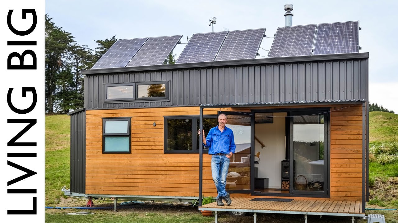 Off The Grid Tiny House Is Pure Design Genius Youtube