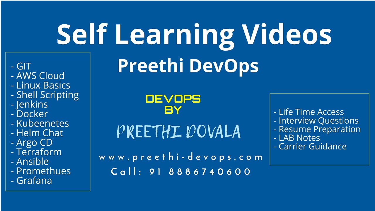 Devops Self Learning Videos Youtube