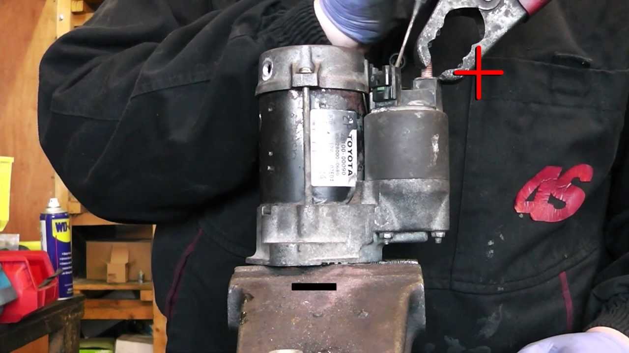 Toyota Corolla Avensis Auris Celica Petrol Starter Motor Repair Denso