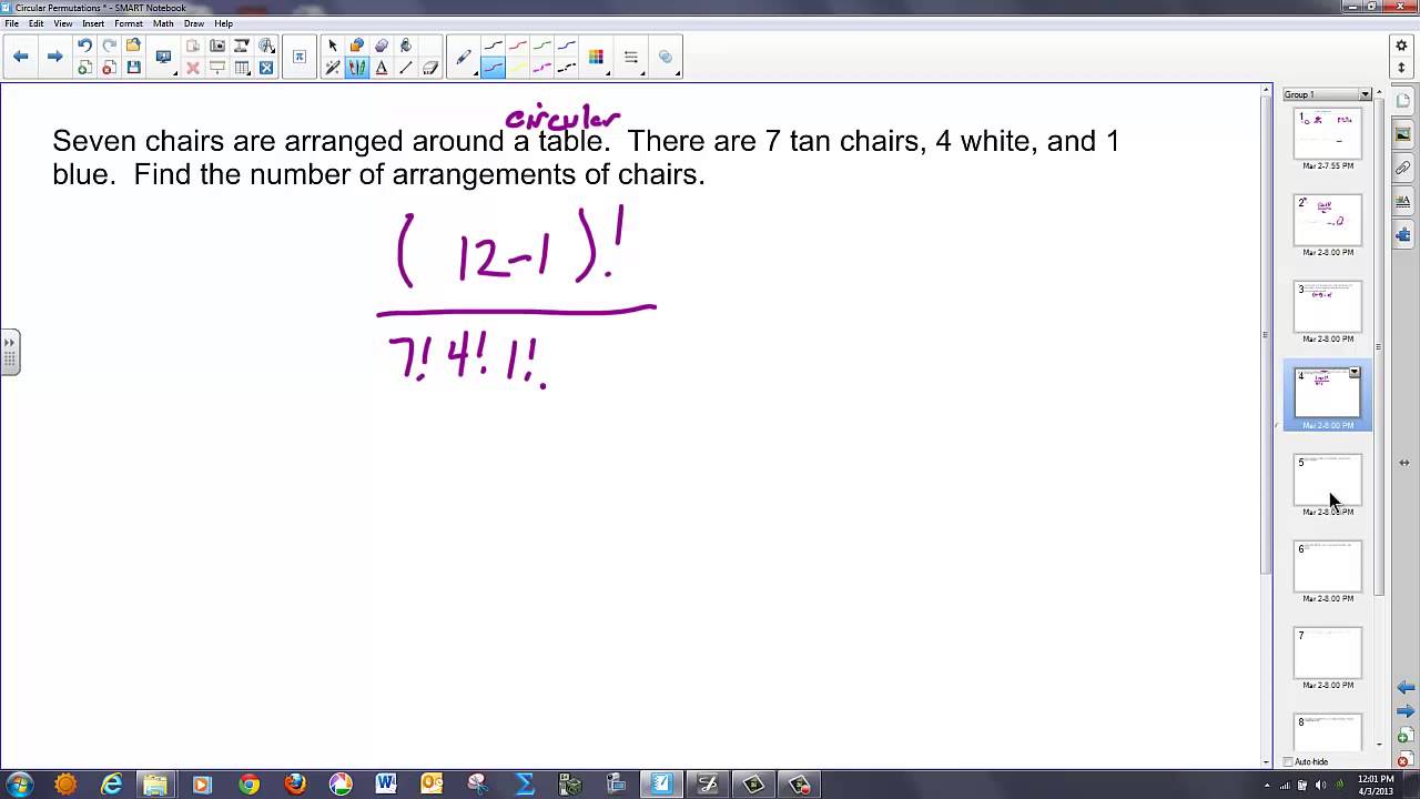 Circular Permutations Youtube