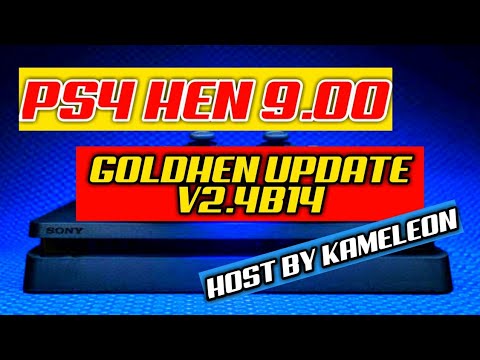 Ps4 Hen 9 00 Goldhen Update V2 4b14 Host By Kameleon Youtube