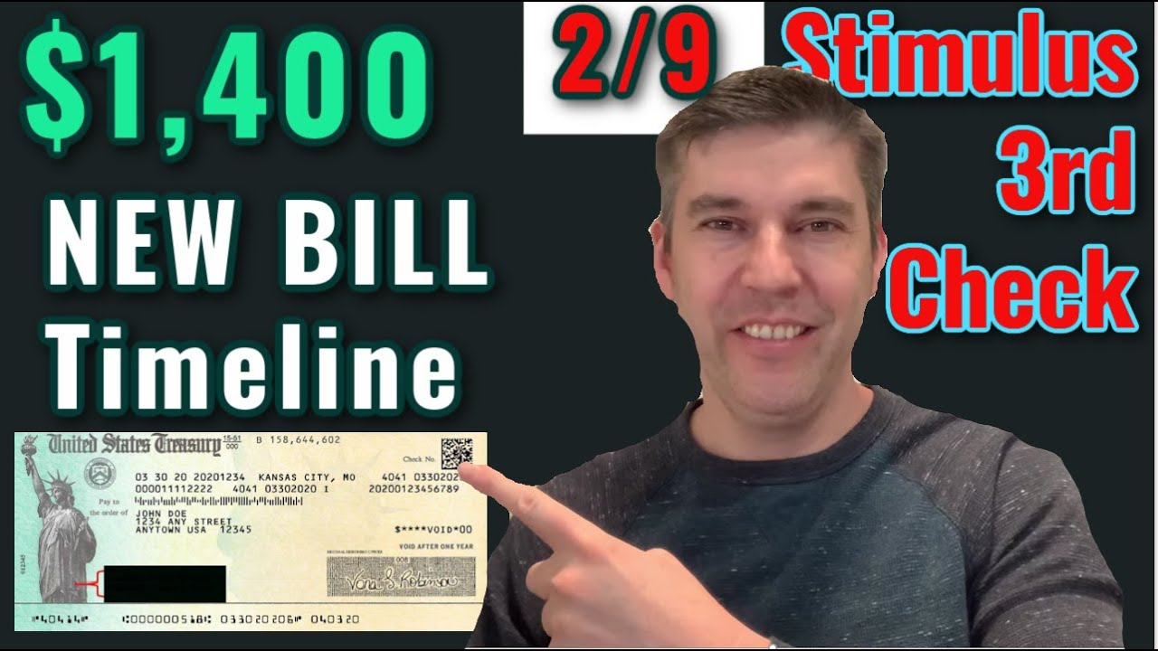 3rd Stimulus Check Update New Bill Text Released 1400 Timeline 2 9