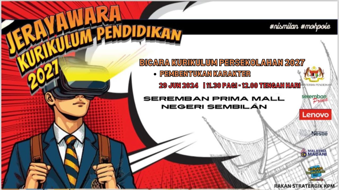 Sstp Jpn9 Bicara Kurikulum Persekolahan 2027 Pembentukan Karakter
