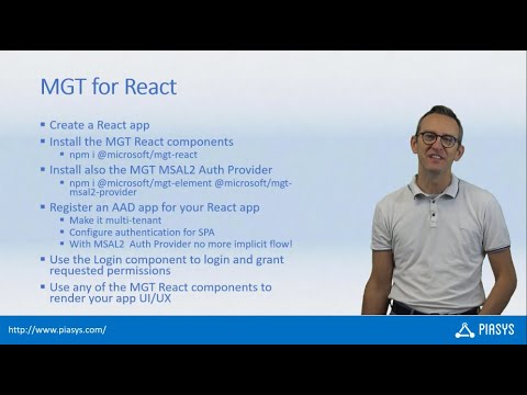 Episode 172 Using Microsoft Graph Toolkit With React Youtube