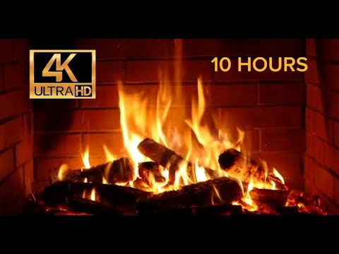 Fireplace 10 Hours 4k Youtube