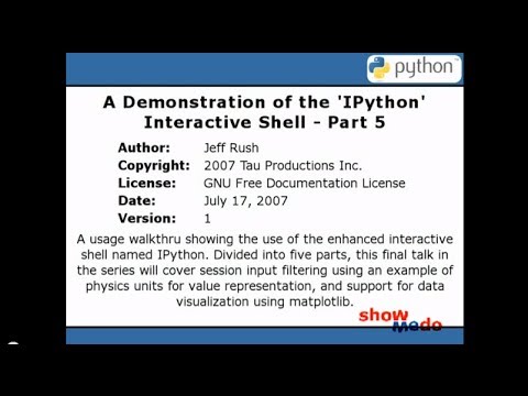The Ipython Interactive Shell 5 5 Youtube