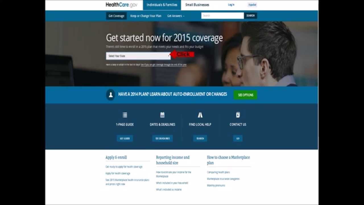 Healthcare Gov Walkthrough Youtube