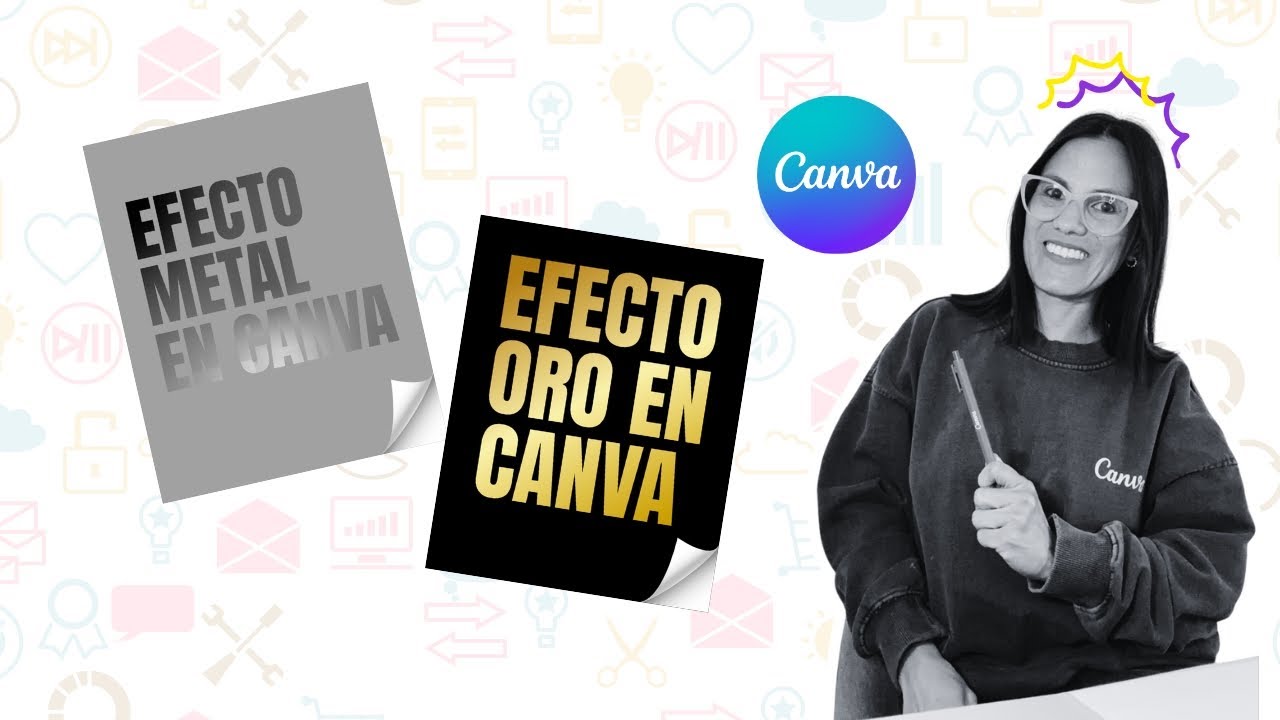Cómo Hacer Efecto Oro Y Metal En Texto Con Canva Truco Fácil Y Rápido