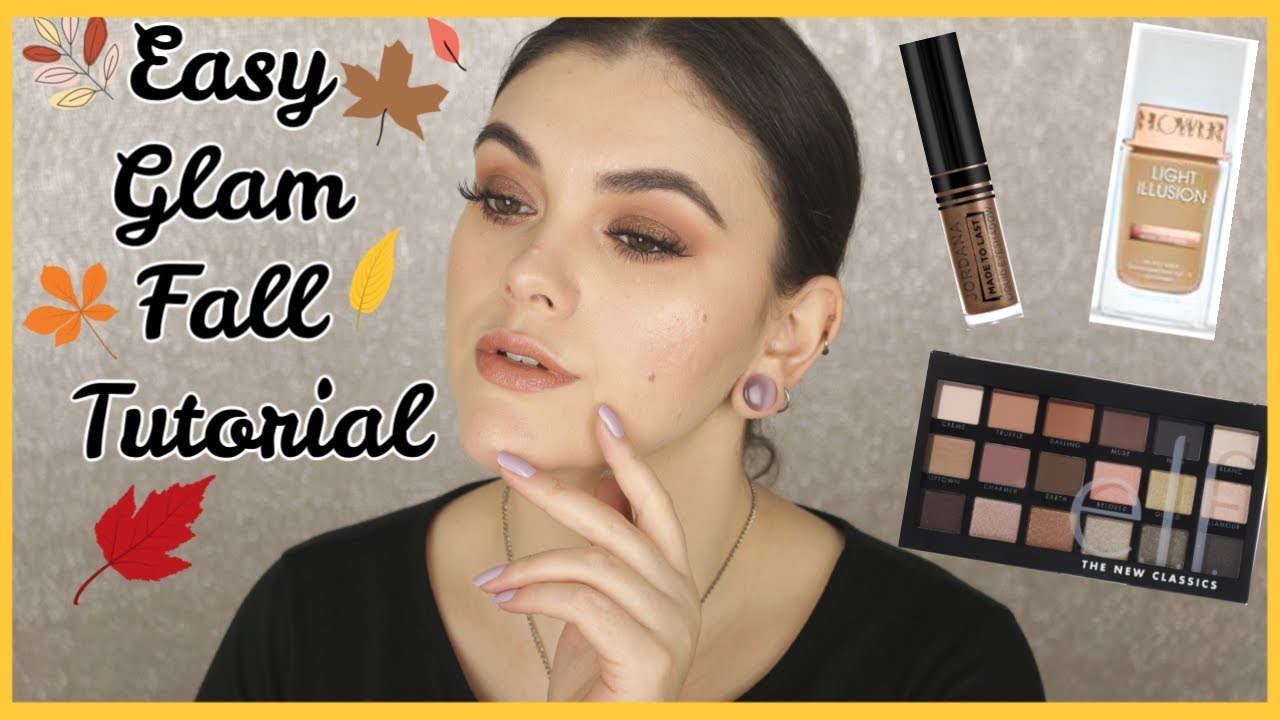 Easy Fall Glam Tutorial Using Affordable Makeup рџќѓ Youtube