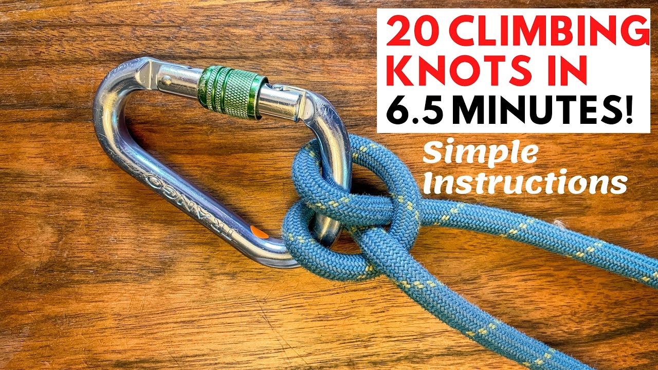 Climbing Knot Tying Diagrams 8 Climbing Knots You Need To Know