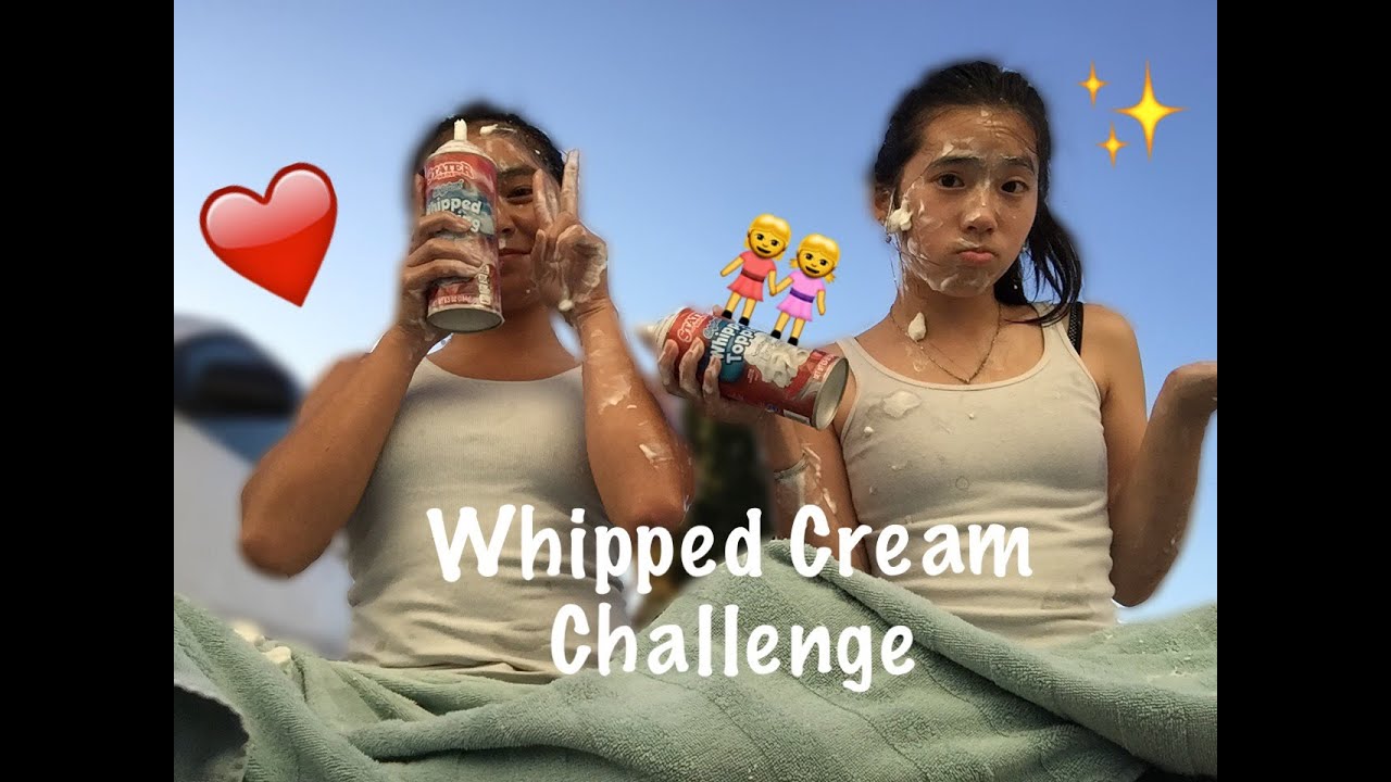 Whipped Cream Challenge Catherine Youtube