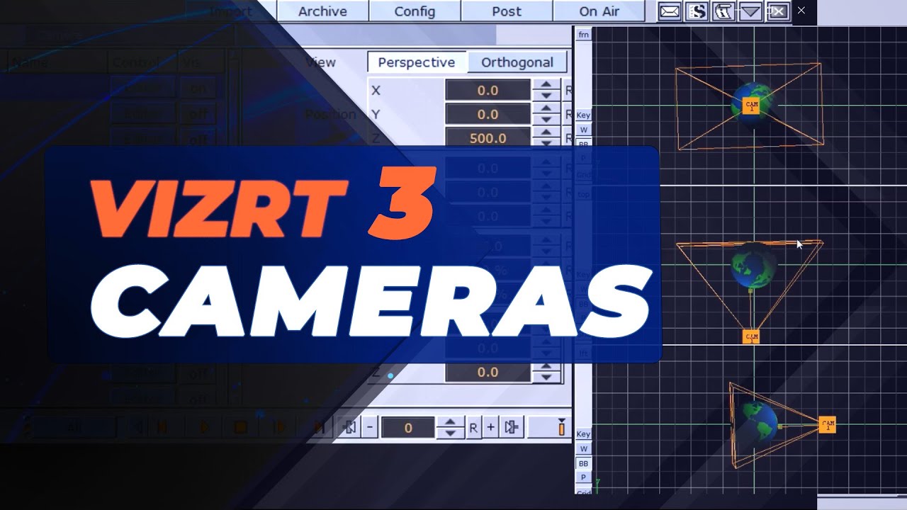 Vizrt Artist 3 Camera Tutorial Youtube