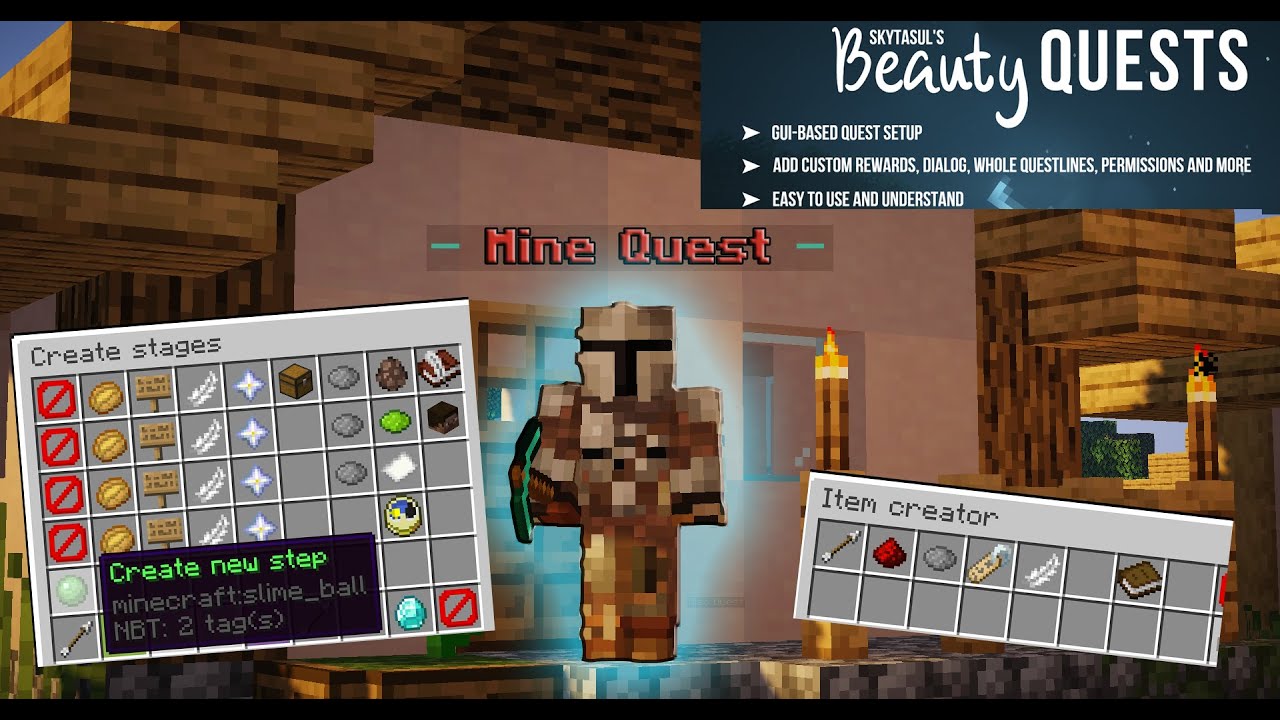 Minecraft Quest Plugin Free Minecraft Plugins Youtube