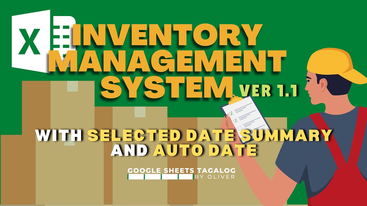 Part 2 Free Ms Excel Inventory Management System Step By Step